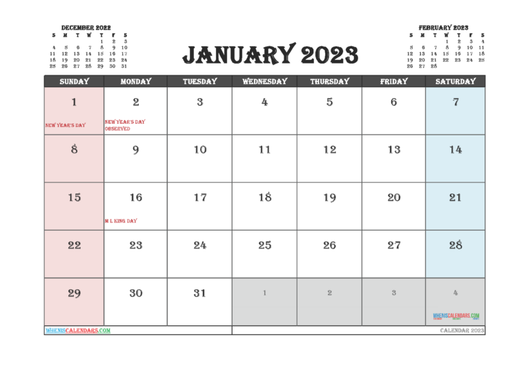 Year Calendar 2023 Printable Pdf - YearlyCalendars.net Year Calendar 2023 Printable Pdf - YearlyCalendars.net
