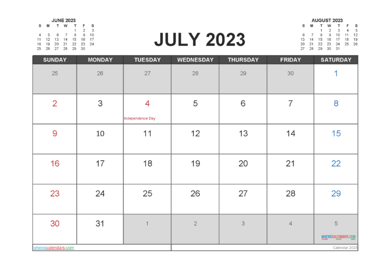 Free Yearly Calendar Printable 2023 - YearlyCalendars.net Free Yearly Calendar Printable 2023 - YearlyCalendars.net